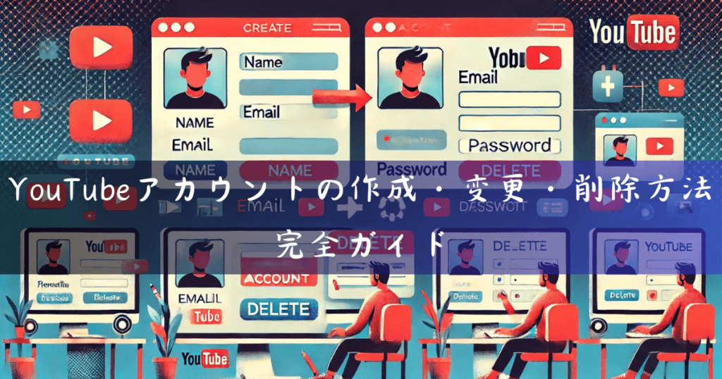 YouTubeアカウントの作成・変更・削除方法完全ガイド | brizu-hack